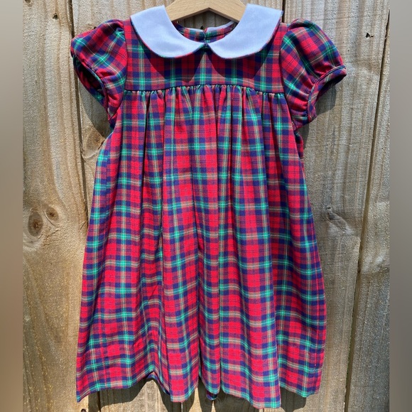 Vintage Kelly’s Kids | Dresses | Vintage Kellys Kids Red Plaid Dress ...